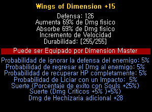 Mu Latino - Informacion de Items Dimension Master
